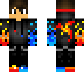 redragon fire and water skin | Minecraft Skins