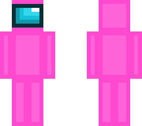 Among Us Pink Crewmate (Slim) | Minecraft Skin
