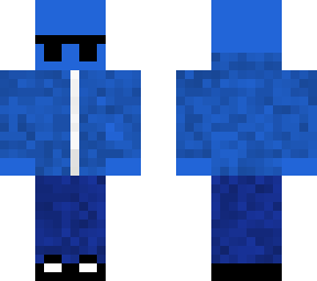 Blue hoodie dude | Minecraft Skin