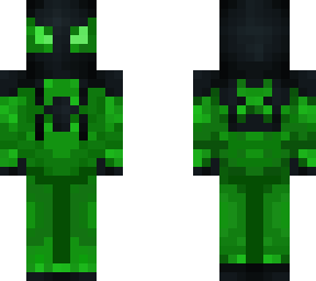 Green spiderman | Minecraft Skin