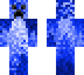 Blue Creeper Skin | Minecraft Skin