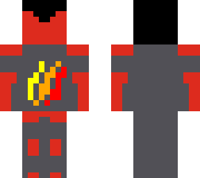 Fire Merch Red Hood | Minecraft Skin