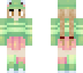 frog girl | Minecraft Skin