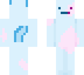goofy axolotl | Minecraft Skin