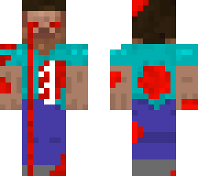 Torn open Steve | Minecraft Skin