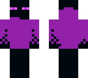 Enderman with purple hoodie | Minecraft Skin