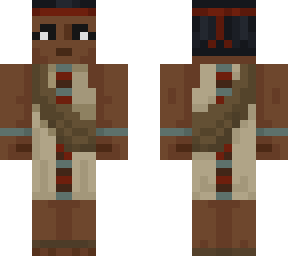 Incan Woman - Xbox 360 Battle & Beasts 2 | Minecraft Skin