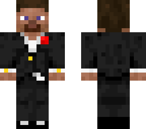 Modernized Tuxedo Steve | Minecraft Skin