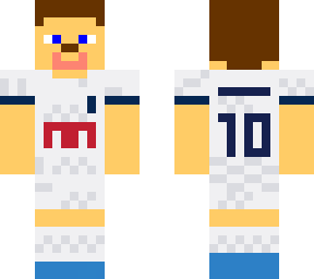 Tottenham Hotspur F.C. 2023-24 Home Kit | Minecraft Skin