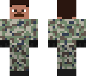 BF3: RUS Camo (Template) | Minecraft Skin