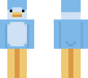 Blue bird (slim version) | Minecraft Skin