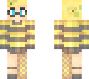Bumble Bee Blonde | Minecraft Skin