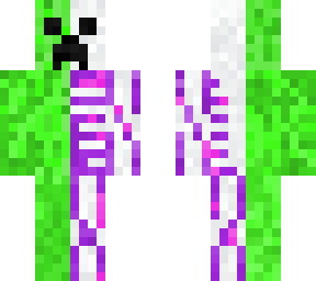 Creeper skeleton | Minecraft Skin