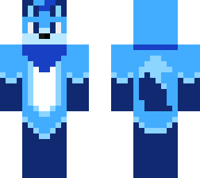 Furry blue | Minecraft Skin