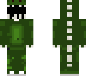 Green dino with spine | Minecraft Skin