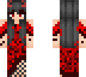 nether demon girl | Minecraft Skin