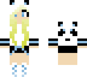 panda girl | Minecraft Skins