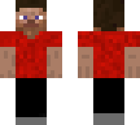red steve | Minecraft Skin