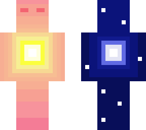 sun and moon | Minecraft Skins