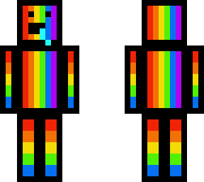 rainbow noob | Minecraft Skins