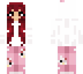 red haired hello kitty | Minecraft Skin