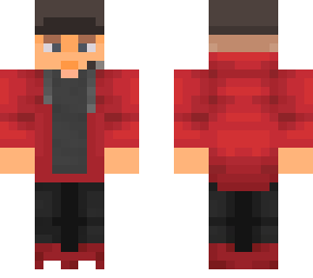 red hoodie | Minecraft Skins
