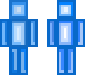 detail blue skin | Minecraft Skin