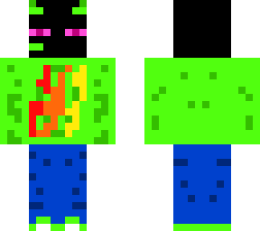 fire enderman gamer | Minecraft Skins