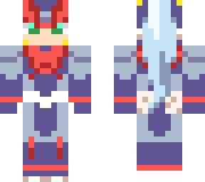 Model A (Ashe) : Mega Man ZX Advent [Rockman ZXA] | Minecraft Skin