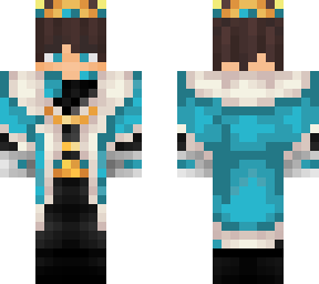 The Cyan King | Minecraft Skin