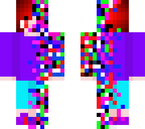 glitch girl | Minecraft Skins
