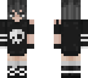 emo goth girl ashe | Minecraft Skin