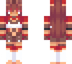 Outrider Amber reporting for duty! | Genshin Impact Amber | Minecraft Skin