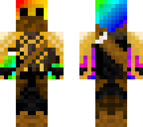 Rainbow Slime Minecraft Skin