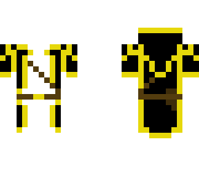 black and gold cloak | Minecraft Skins