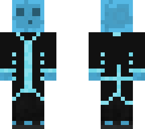 iJevin fanfic skin Diamond Infused Night | Minecraft Skin