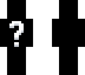 question mark | Minecraft Skins