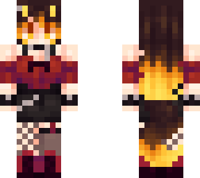 sinder tail ver. ( vtuber ) | Minecraft Skin