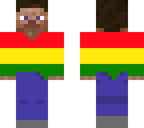 Steve Bolivia Flag | Minecraft Skin