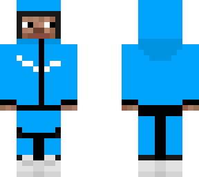 Blue Nike Tech | Minecraft Skin