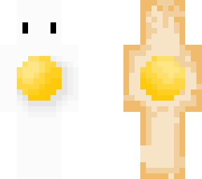 Cooked egg | Minecraft Skin