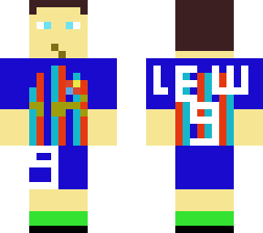 lewandowski barca 2 | Minecraft Skin