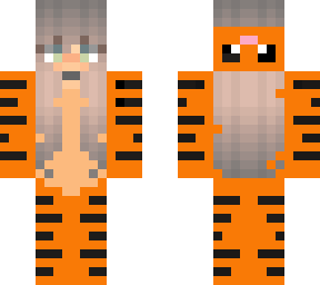 tiger girl | Minecraft Skins