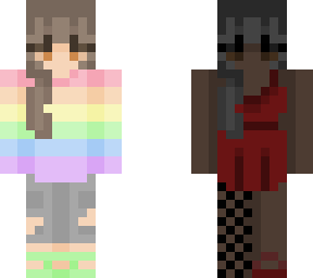 Two styles, two sisters | Minecraft Skin