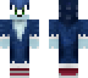 werehog sonic | Minecraft Skin