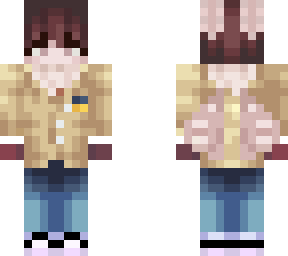 Ash (Yandere High Uniform) | Minecraft Skin