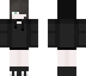 Black hoodie | Minecraft Skin