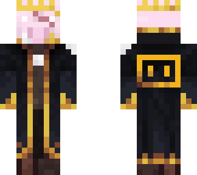 Black With Gold Crown | Minecraft Skin