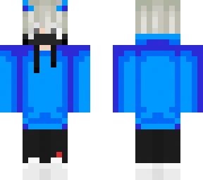 Blue devil | Minecraft Skin