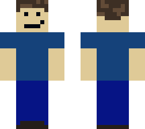 Blue shirt Guy | Minecraft Skin